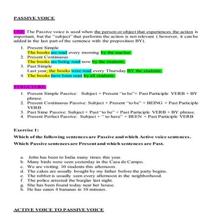 THE PASSIVE VOICE. HOW TO USE THE PASSIVE VOICE IN THE RIGHT WAY | PPT