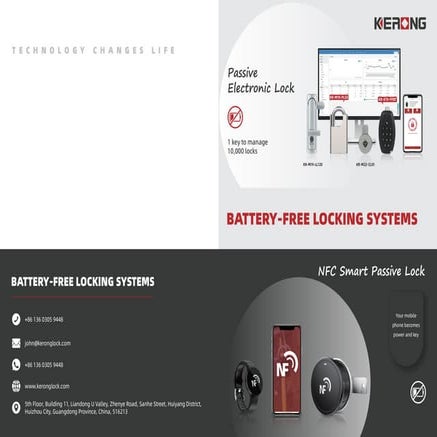 Passive Electronic Lock Catalogue(Zip File) | PPT