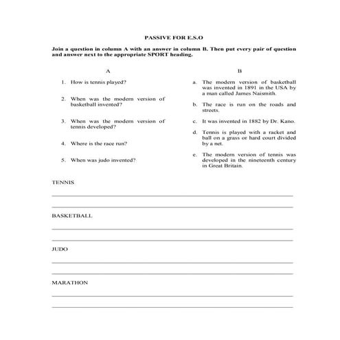 Passive Exercise Eso | PDF