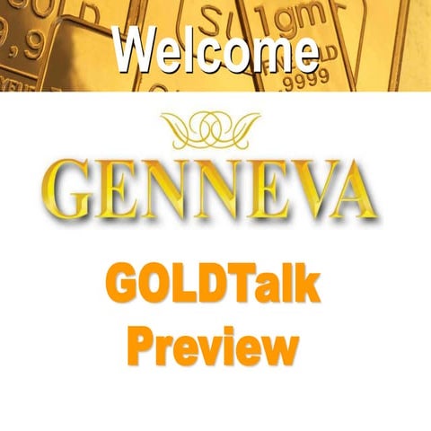 Passive income genneva gold talk from nino tchoi | PPTX