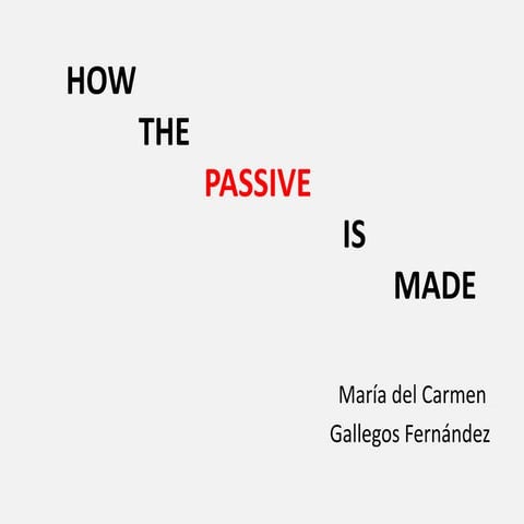 The passive voice | PPT