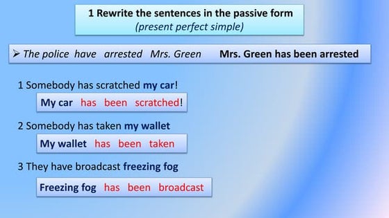 PASSIVE AND CAUSATIVE | PPT