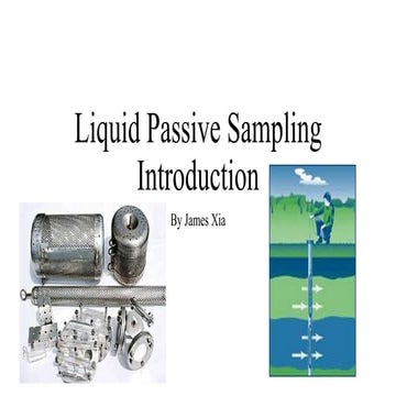 Liquid Passive Sampling Introduction | PPTX