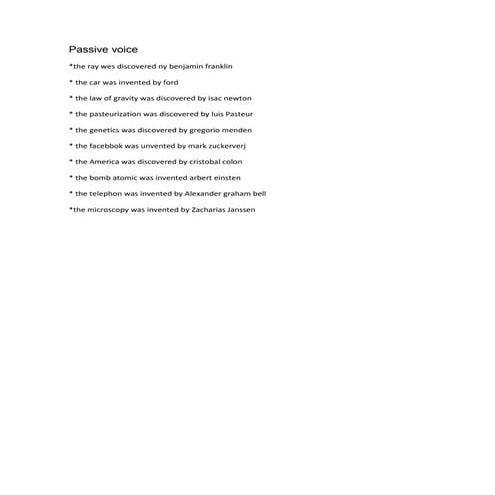 Passive voice | DOCX