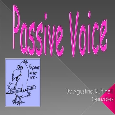 Passive voice | PPT
