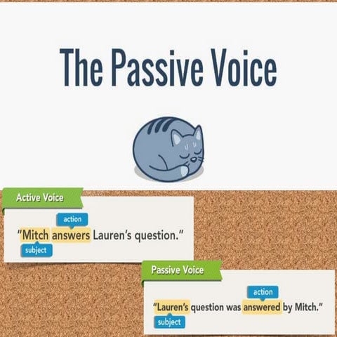 PASSIVE VOICE - PRESENT/PAST SIMPLE | PPTX