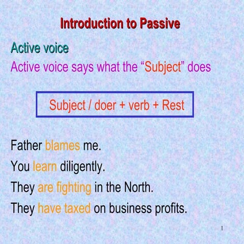 Transitive and intransitive verbs | PPTX