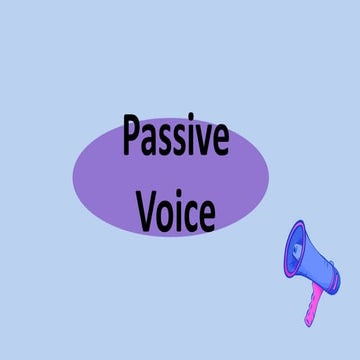 Passive Voice - examples and explanation | PPT