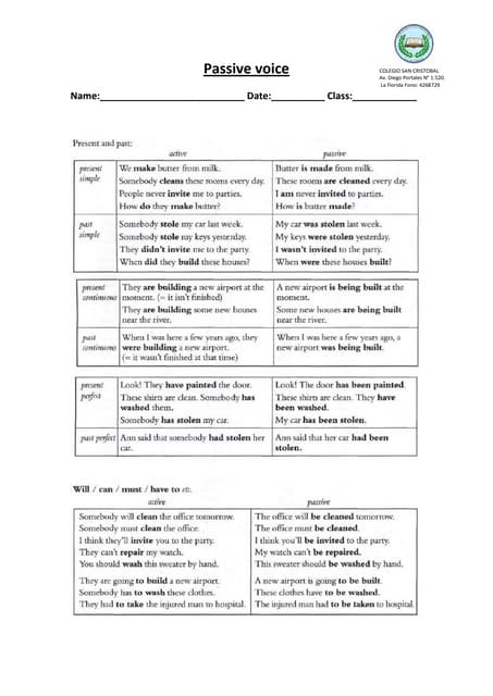 Future tense handout | PDF