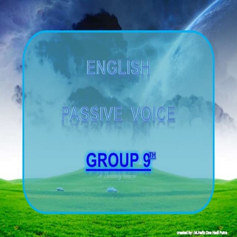 Passive voice presentation | PPT