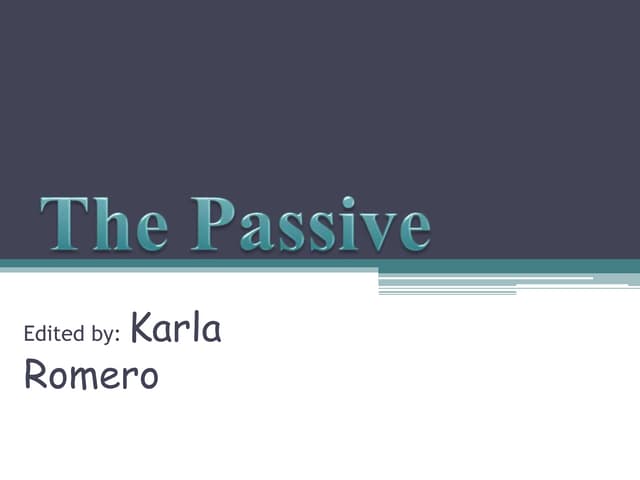 PPT PASSIVE VOICE KELAS 9.pptx