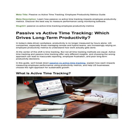 Active Time Vs Dash Time