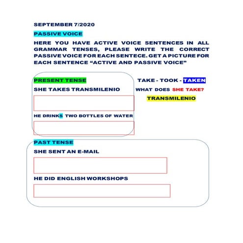 Passive Voice workshop | PDF