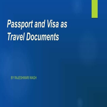 Passport and Visa as Travel Documents.pptx