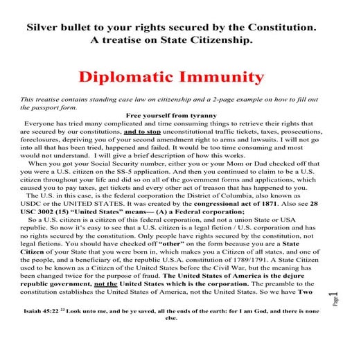 Diplomatic Immunity | PDF