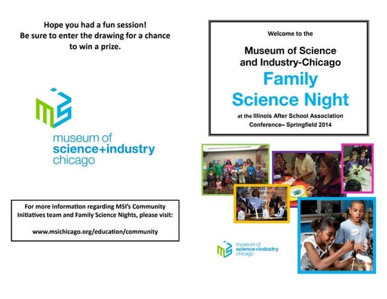 Family Science Night Activity Guide Booklet | PDF