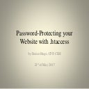 Password-Protecting your Website with .htaccess
