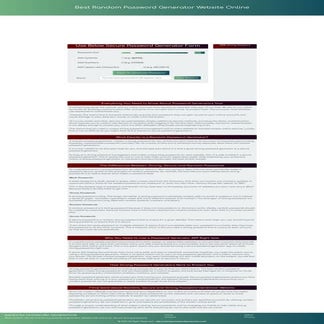 Password generator strong password generator | PDF