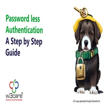 2024 Passwordless Authentication-Step by Step guide | PPT