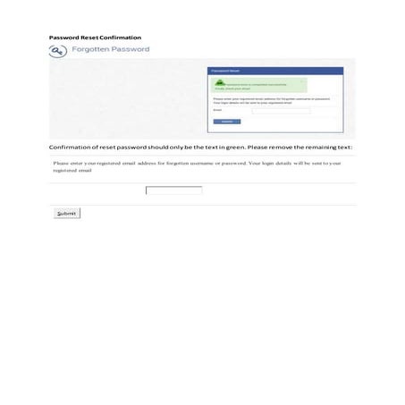 Password Reset Confirmation Docx Email Internet