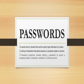 PASSWORDS Management - Presentation.pptx