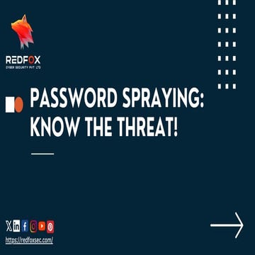Password Spraying Alert! | PPT