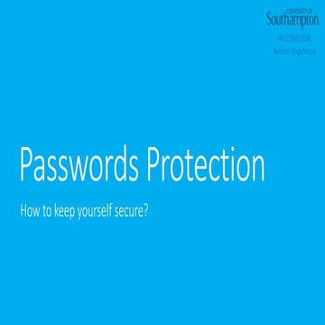 Passwords protection | PPT