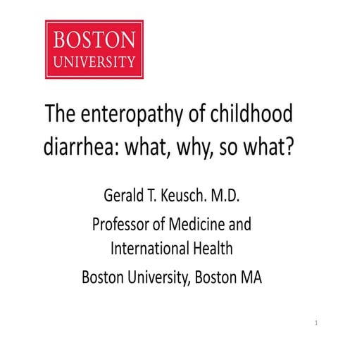 The enteropathy of childhood diarrhea: what, why, so what? | PDF