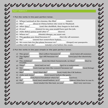 Past perfect-2 | PDF