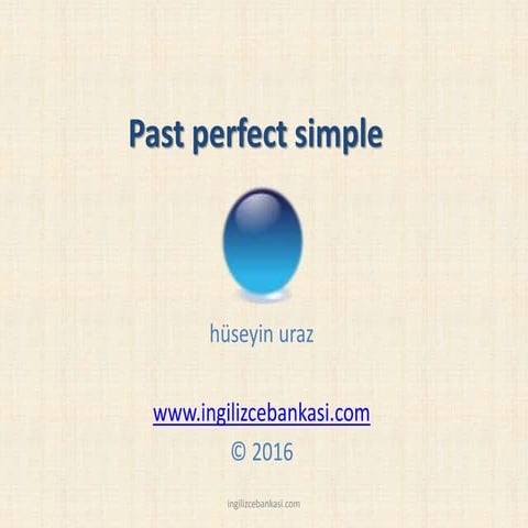 Past perfect-simple | PPTX