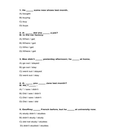 Test: Past Simple or Past Continuous | PDF