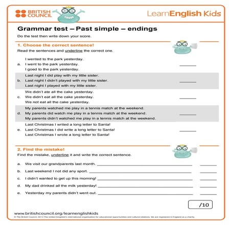 Past simple-worksheet 2 | PDF