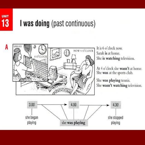 Past simple vs cont (Elementary GIU) | PPT