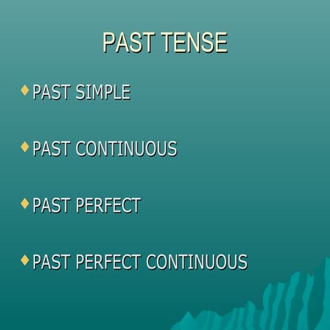 Past tense | PPT