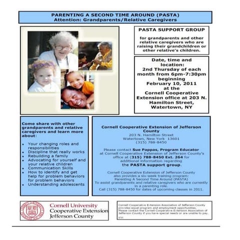 Parenting for a Second Time Around (PASTA) | PPTX | Parenting Children ...