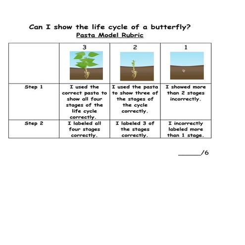 Pasta model rubric | PDF