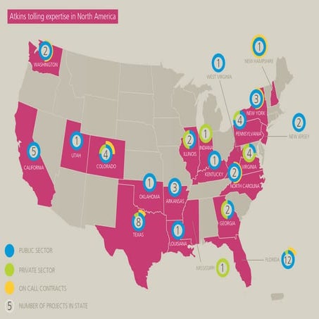 Atkins' tolling projects across the USA | PPT