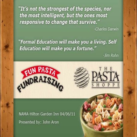 John Aron presents growing a manufacturing business online. | PPTX