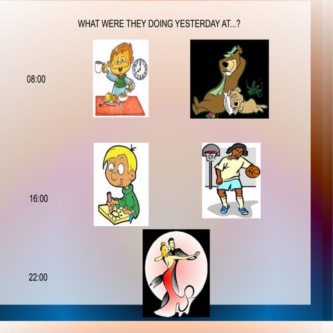 Past continuous presentation | ODP