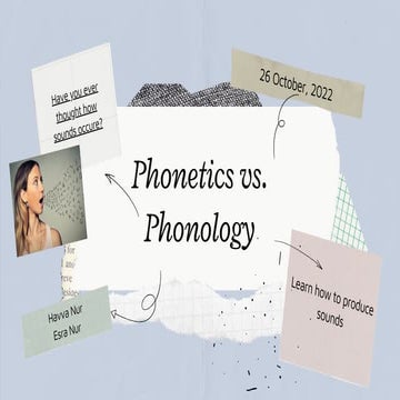 Phonetics vs Phonology | PDF | Smartphones | Consumer Electronics