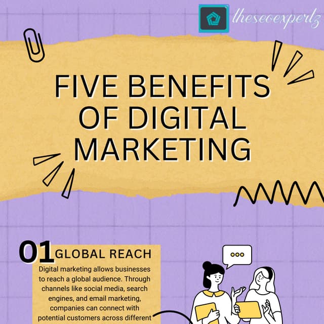 5 Benefits of Digital Marketing-Theseo-expertz | PDF