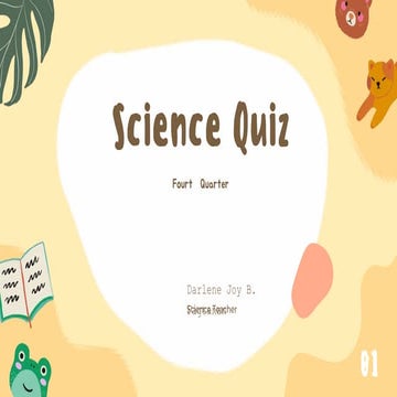 Pastel Illustration Science Multiple Choices Quiz Presentation.pptx