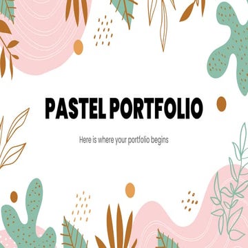 Pastel Portfolio _ by Slidesgo.pptx. Xxx | PPTX