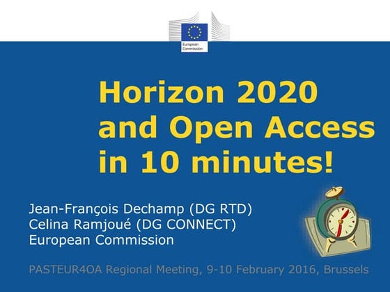 Text and Data Mining and DG RTD (European Commission) | PPT