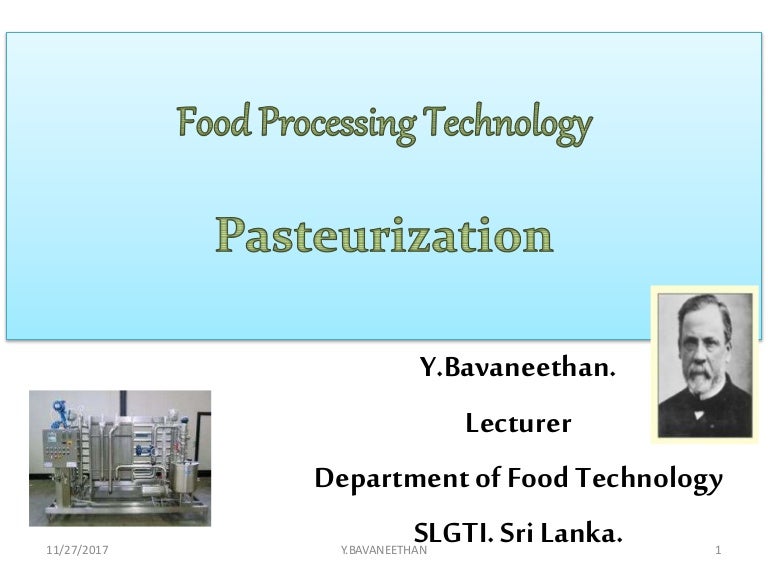 Pasteurization Process