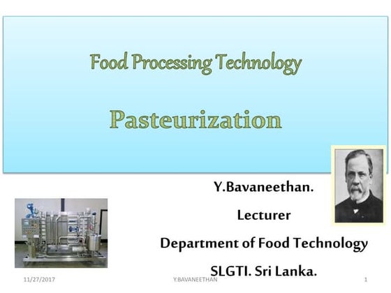 HTST Pasteurization- Introduction, Working, Components | PDF