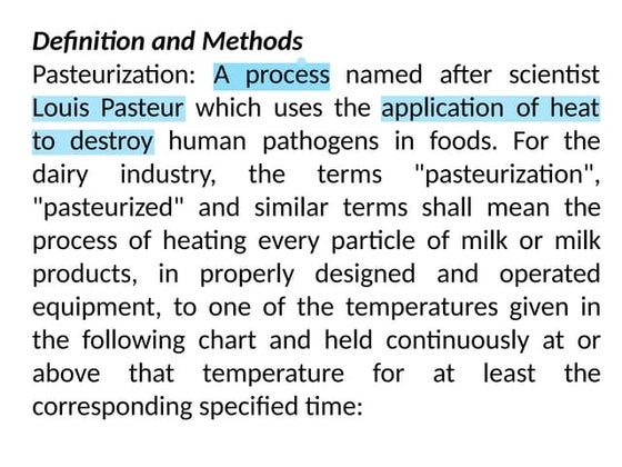 HTST Pasteurization- Introduction, Working, Components | PDF