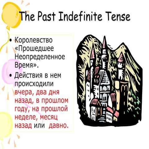 Past indefinite tense | PPT