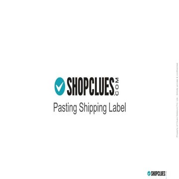 Pasting shipping label | PPTX