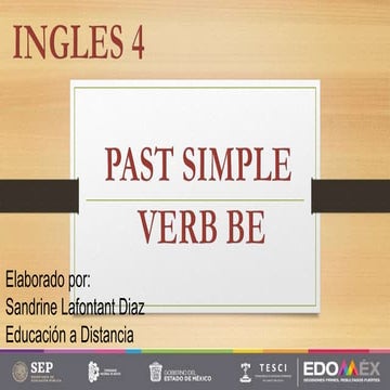 Past in verb be | PPTX